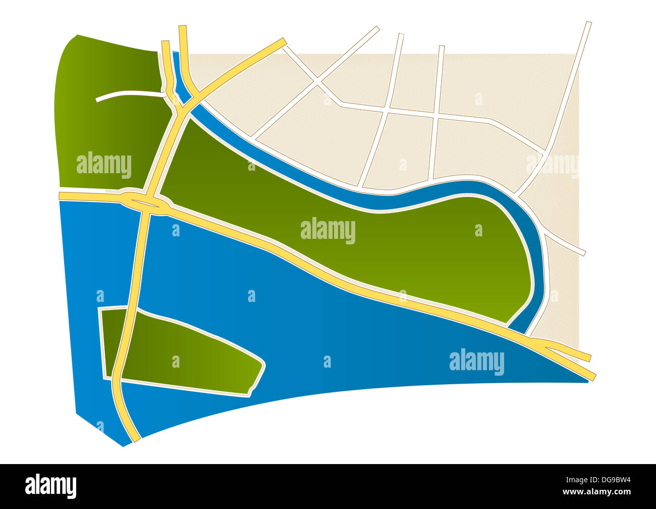 Draw color map map hi-res stock photography and images - Alamy