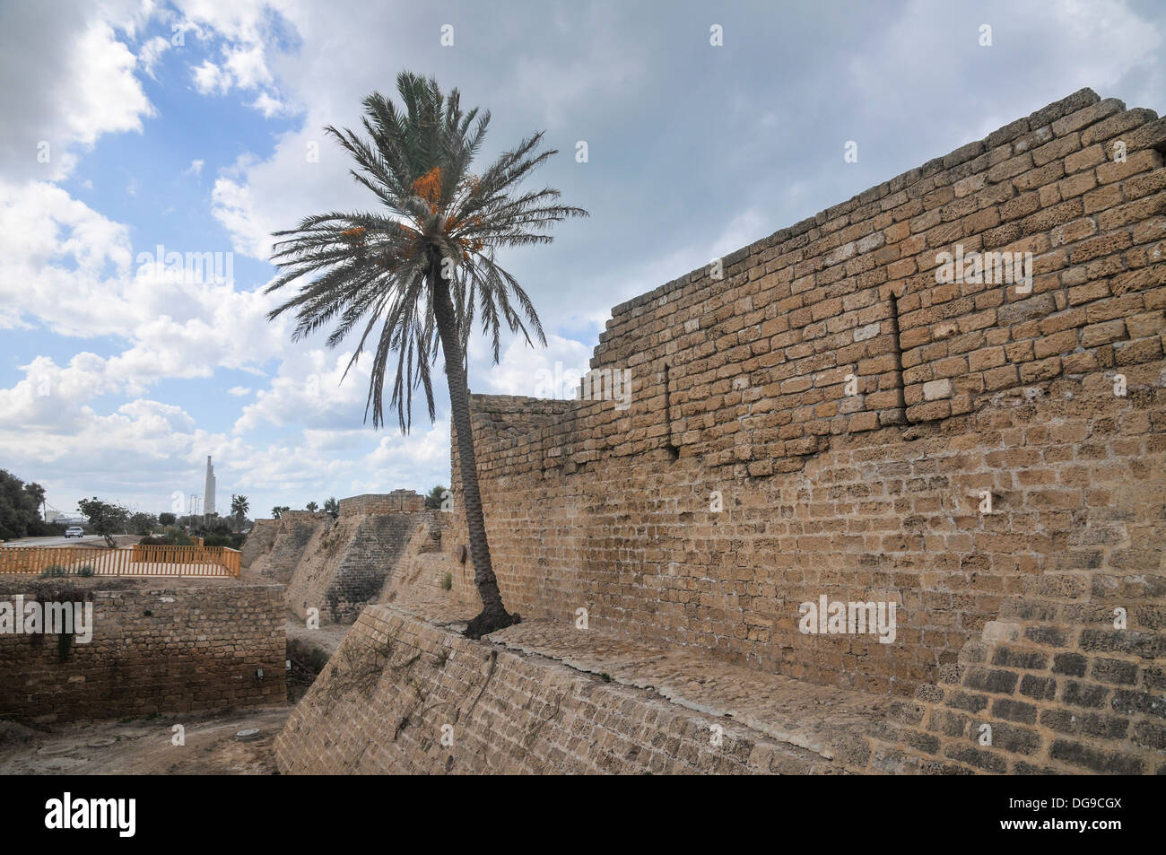 The Crusaders moat around Caesarea 10 m deep and 15 m wide. Caesarea ...