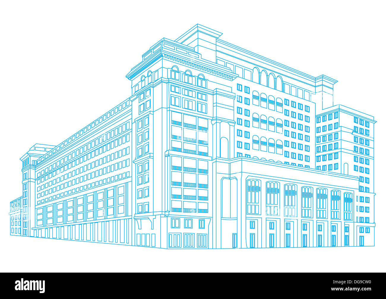 Clipart building hi-res stock photography and images - Alamy