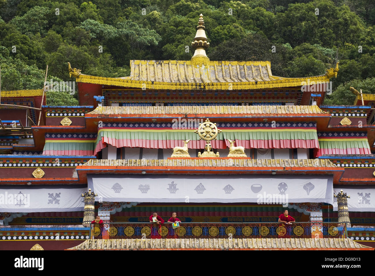 Lingdum monastery hi-res stock photography and images - Alamy
