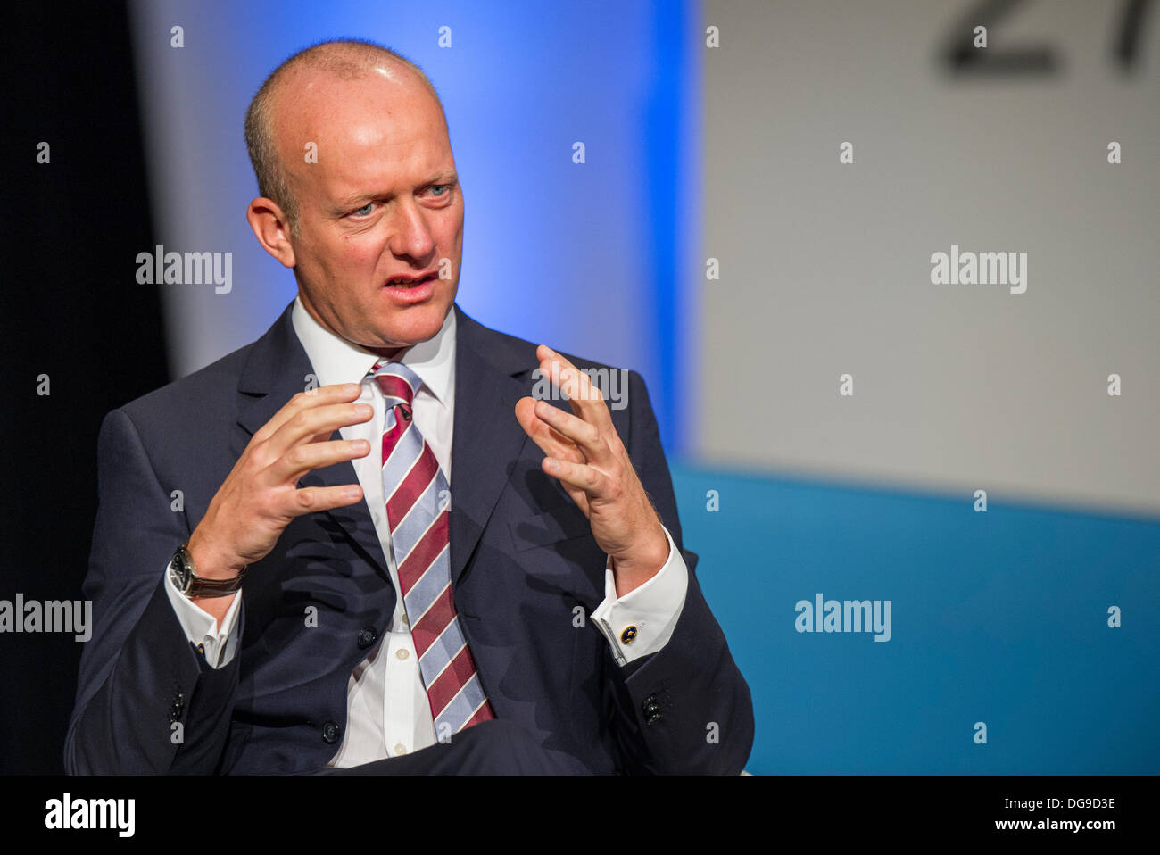 Munich, Germany. 16th Oct, 2013. Conrad Albert, member of the board of ...