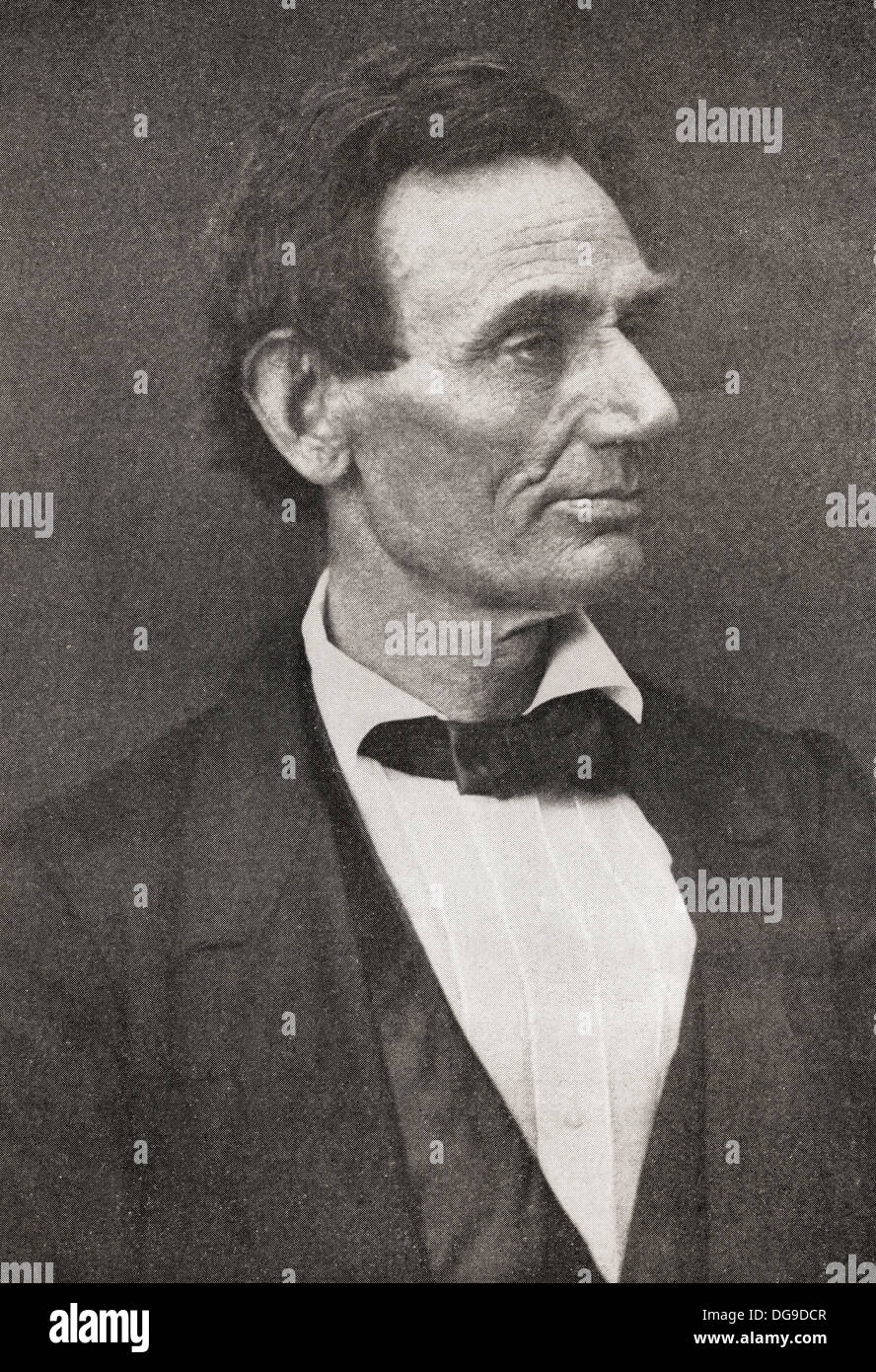 16th president of the united states abraham lincoln hi-res stock ...