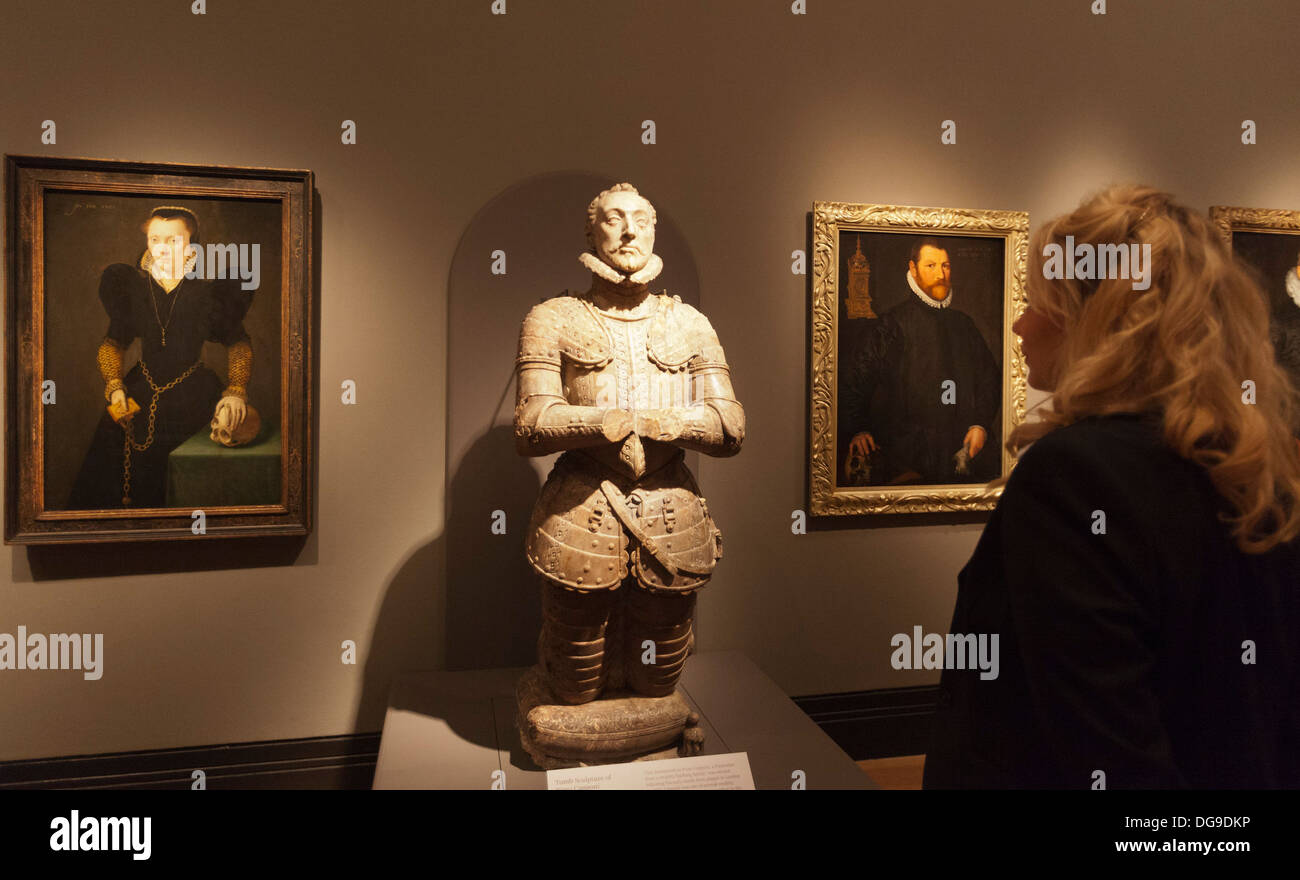 Tomb Sculpture of Piero Capponi. Exhibition "Elizabeth I & Her People ...