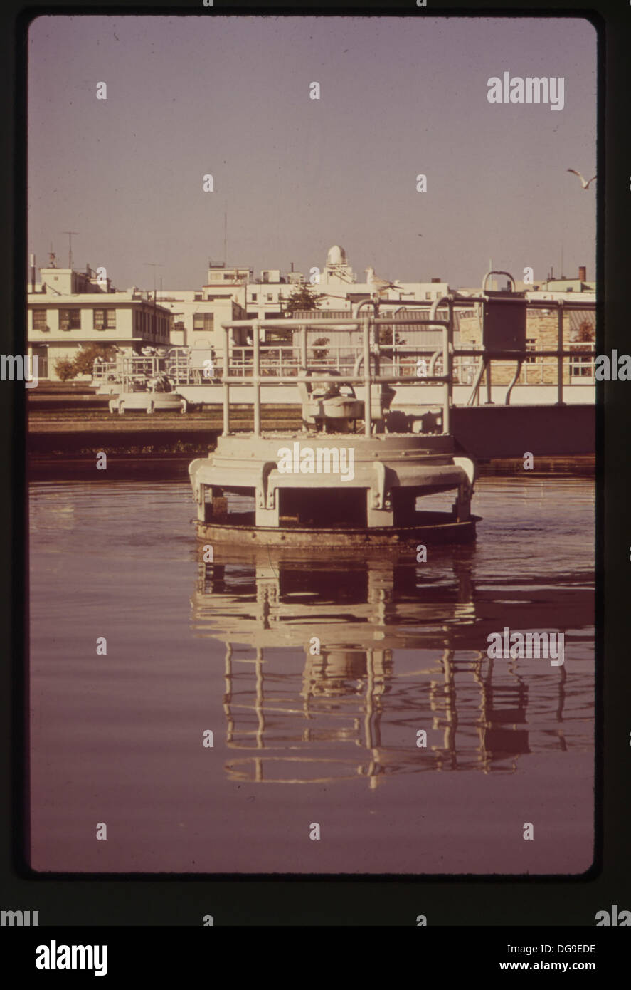 The filtration unit at the Blue Plains Sewage Treatment Plant is a ...