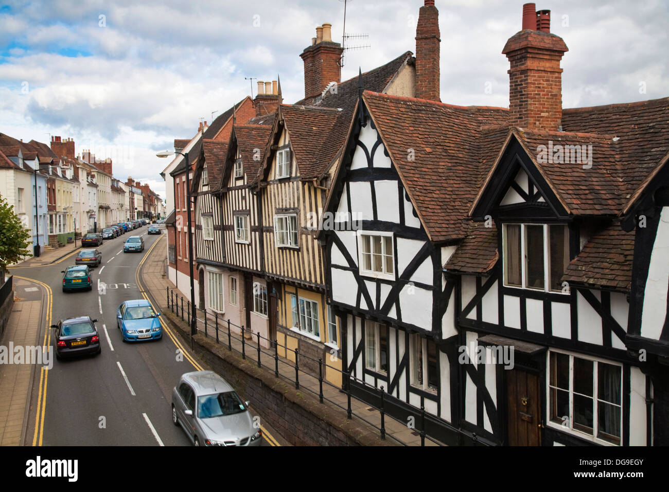 Tudor building warwick england great hi-res stock photography and ...