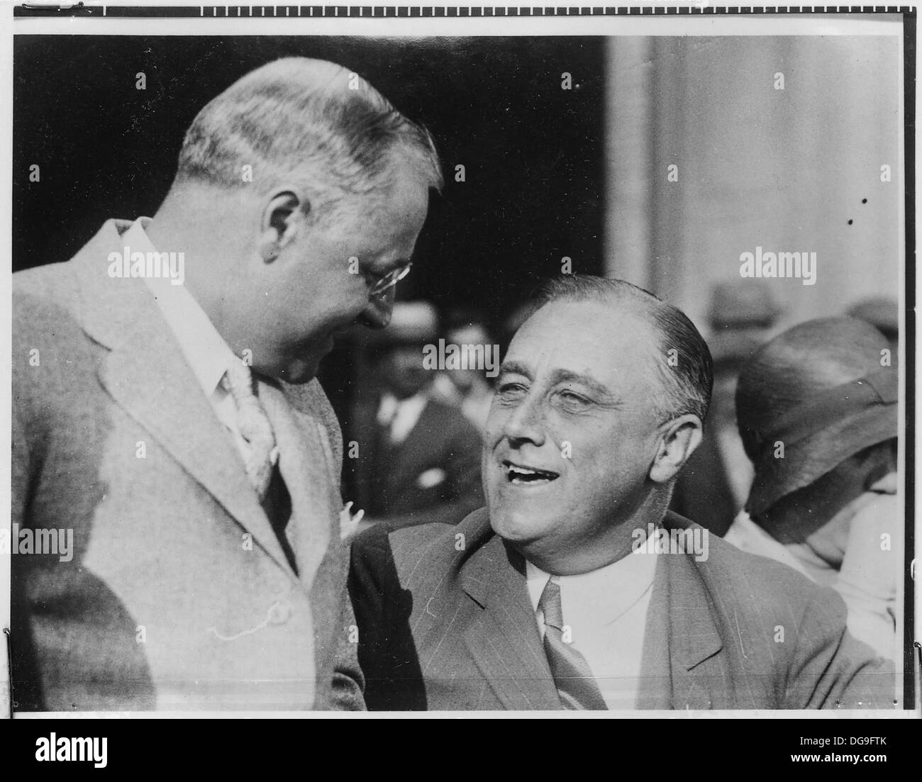 This photograph captures Franklin D. Roosevelt, the 32nd President of ...