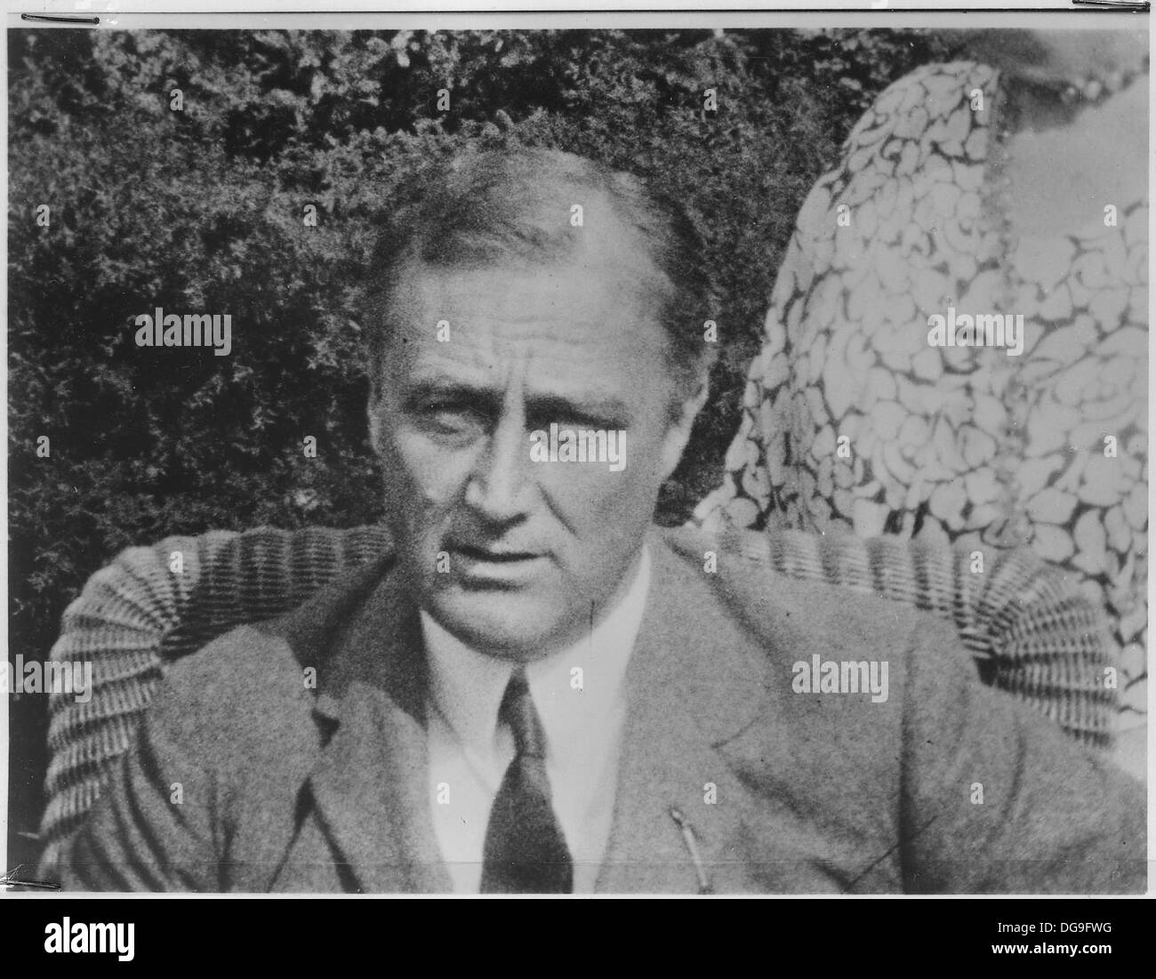 Photograph of Franklin D. Roosevelt in Fairhaven, Massachusetts in 1953 ...