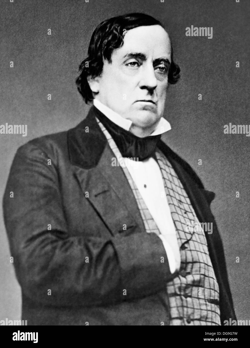 Vintage portrait photo of Lewis Cass Stock Photo - Alamy