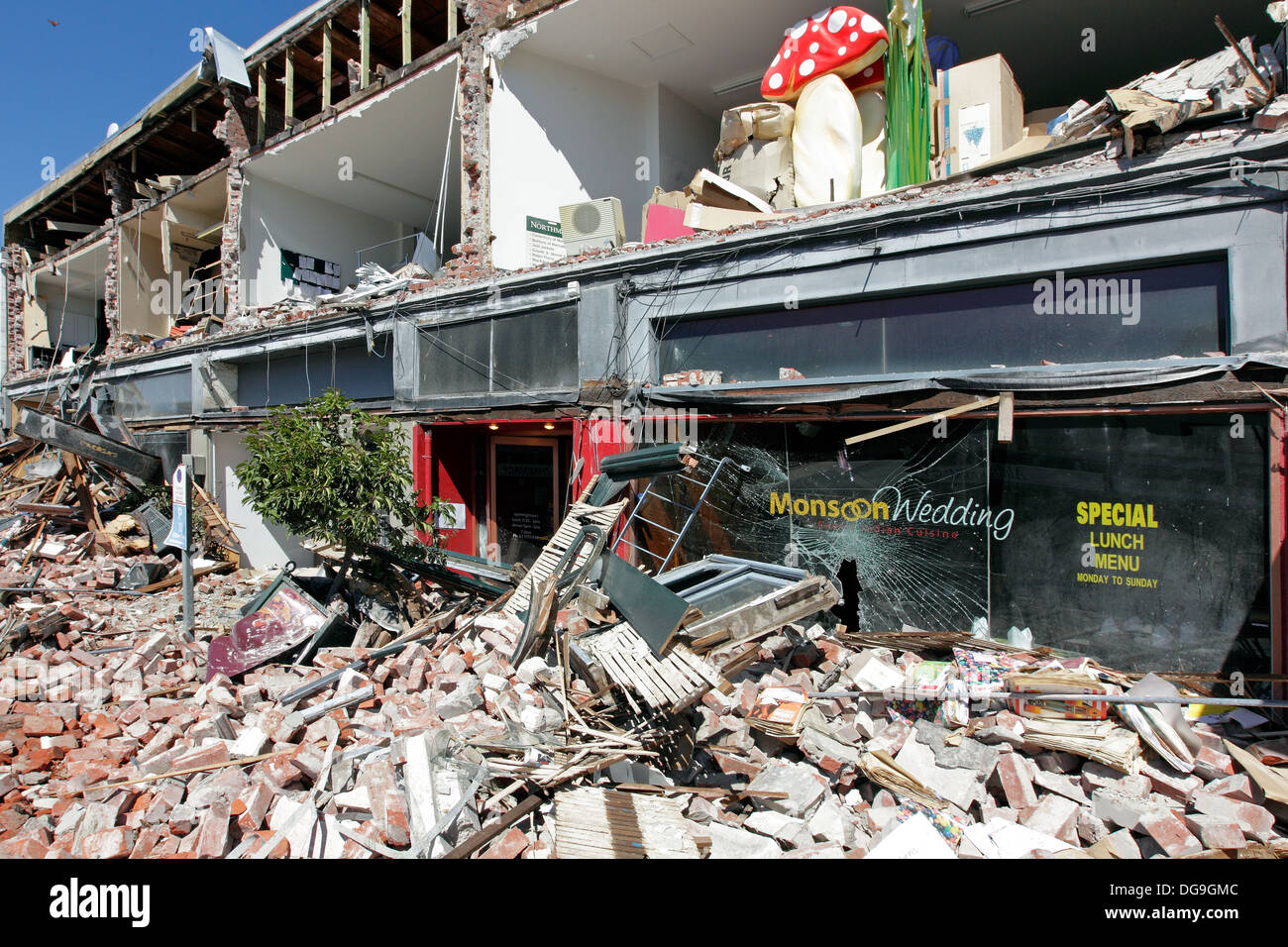 Earthquake in Christchurch, New Zealand Stock Photo - Alamy
