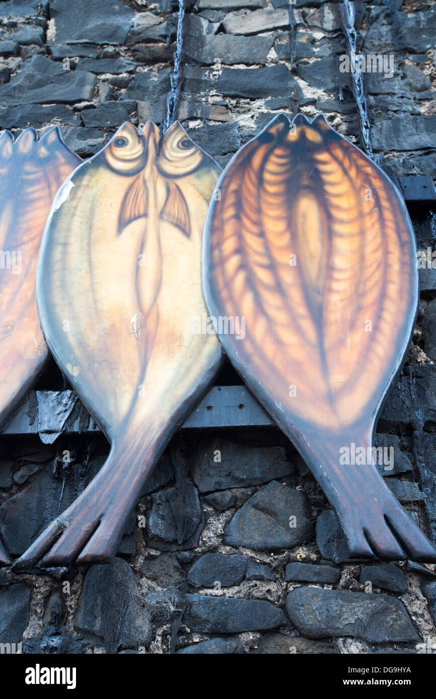 The smokehouse in Craster, home of the famous Craster Kippers ...