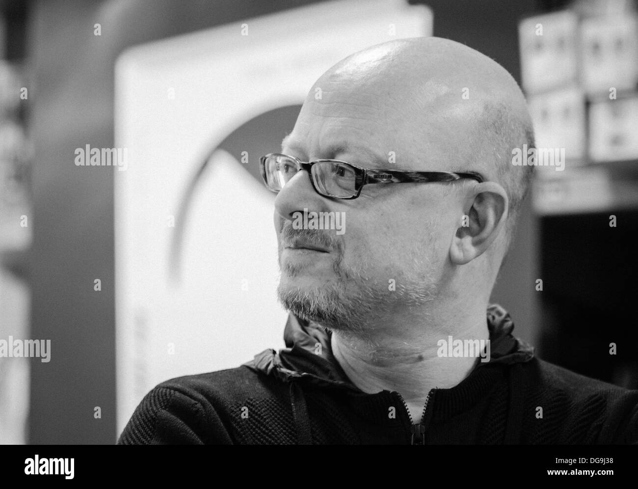 Prague, Czech Republic . 16th Oct, 2013. German writer Timur Vermes ...