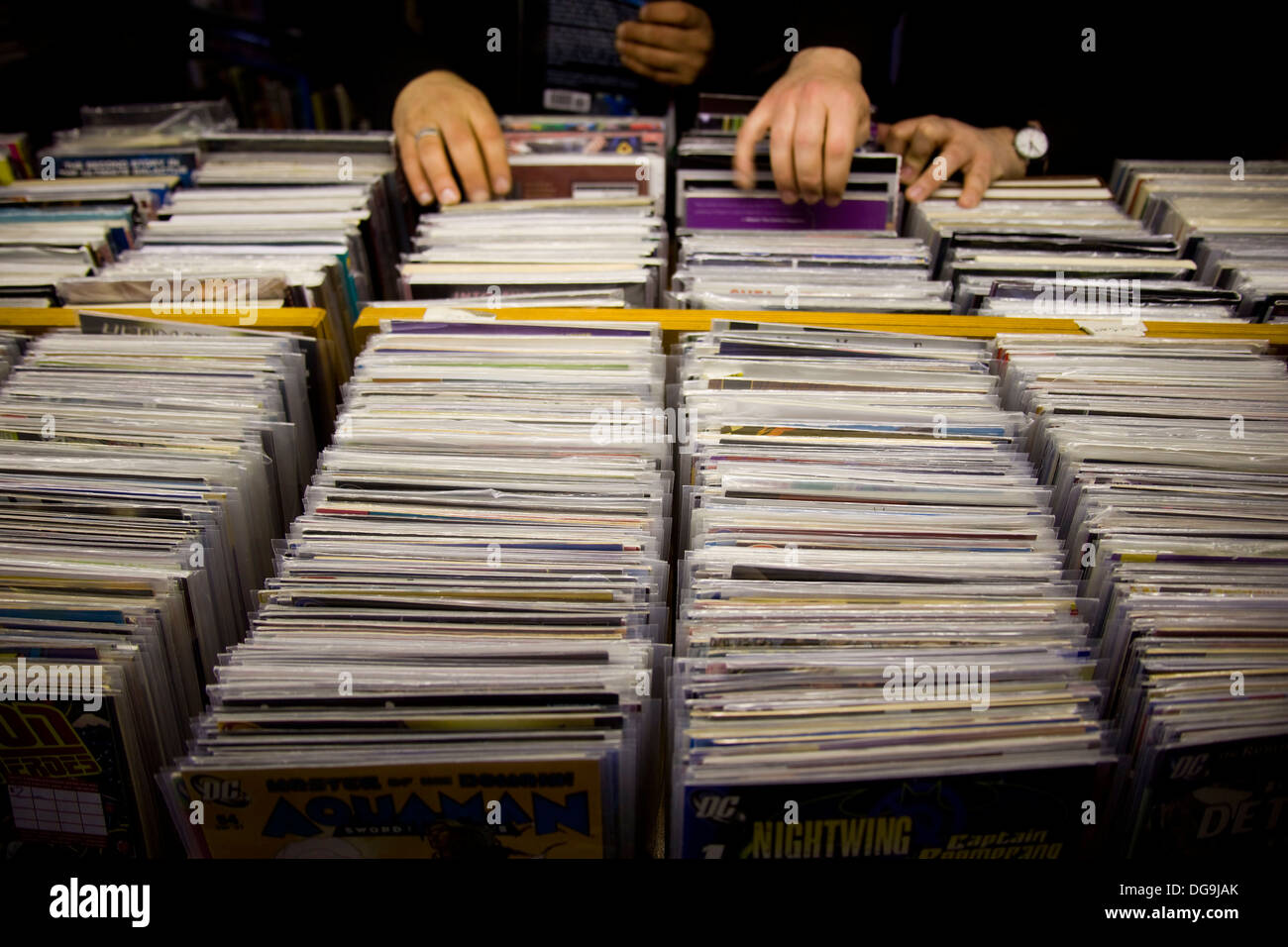 old comic book store in Notting Hill, London Stock Photo - Alamy