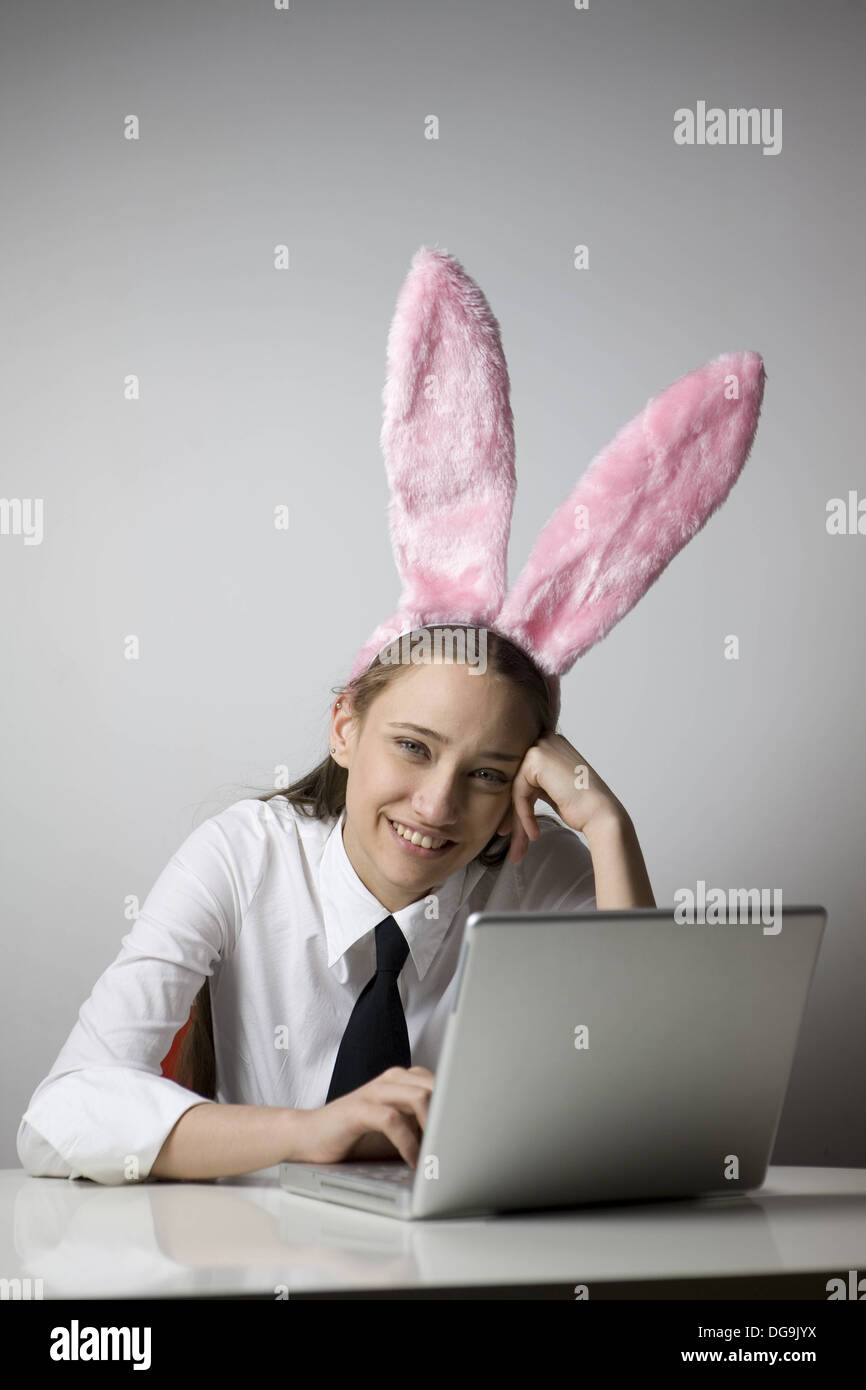 Joke laughing office interior hi-res stock photography and images - Alamy