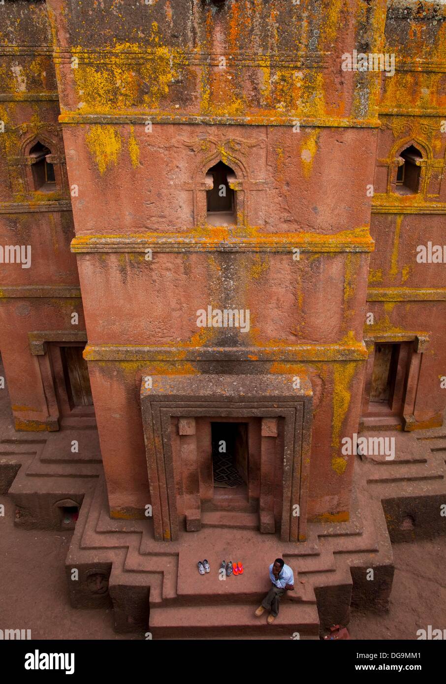 Churches of lalibela from above hi-res stock photography and images - Alamy