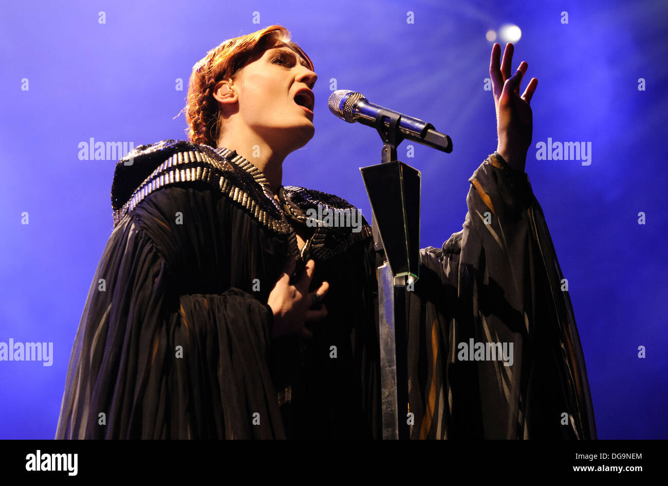 Florence Welch of Florence and The Machine performs on stage during a ...