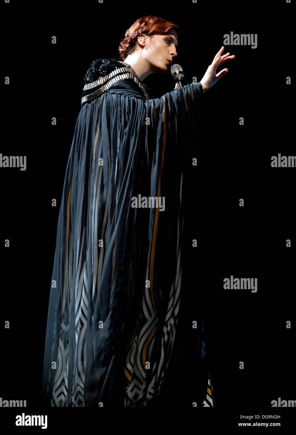 Florence Welch of Florence and The Machine performs on stage during a ...