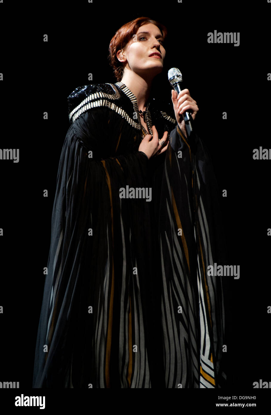 Florence Welch of Florence and The Machine performs on stage during a ...