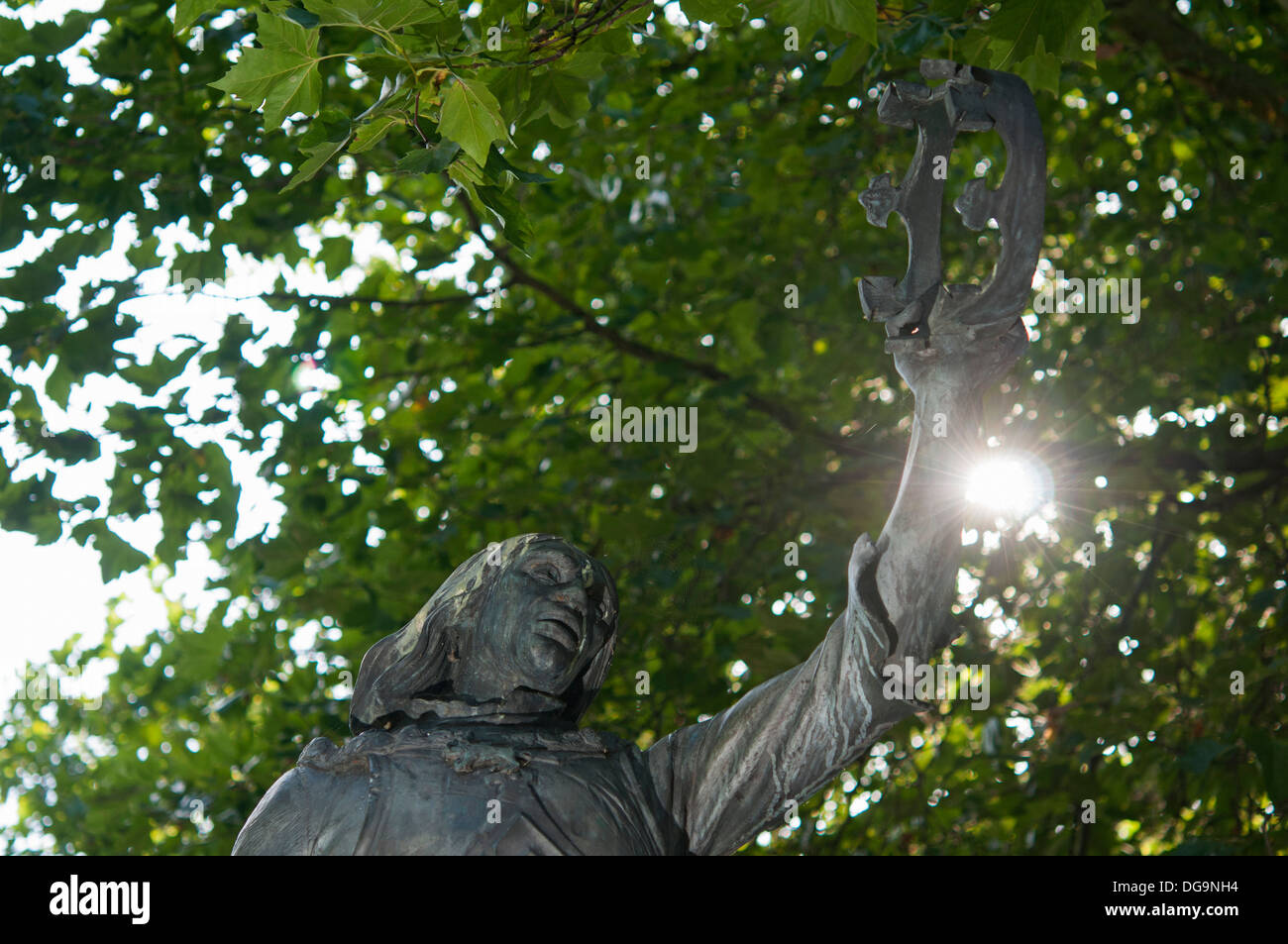 A statue of King Richard III by James Walter Butler RA, which stands in ...