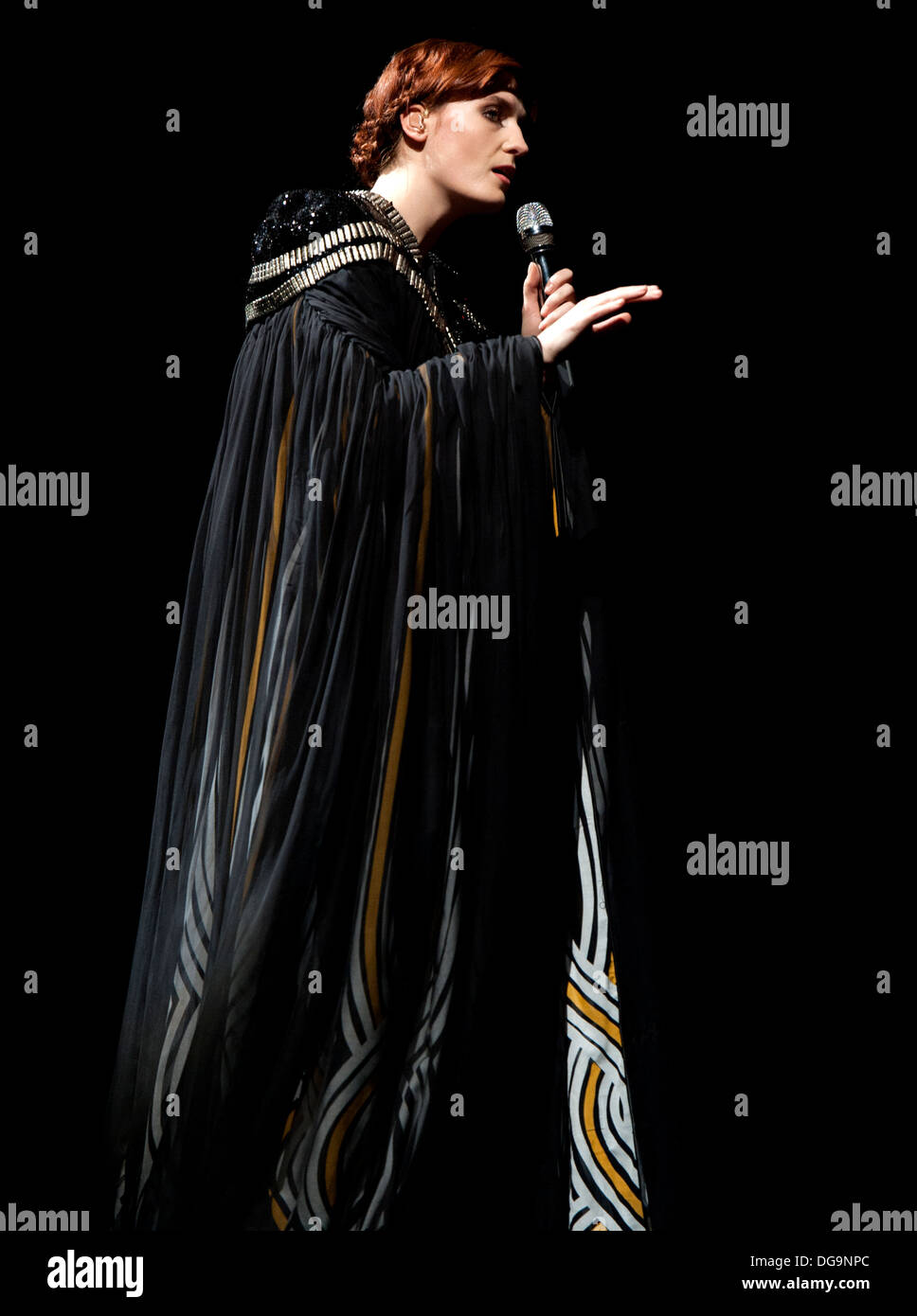 Florence Welch of Florence and The Machine performs on stage during a ...