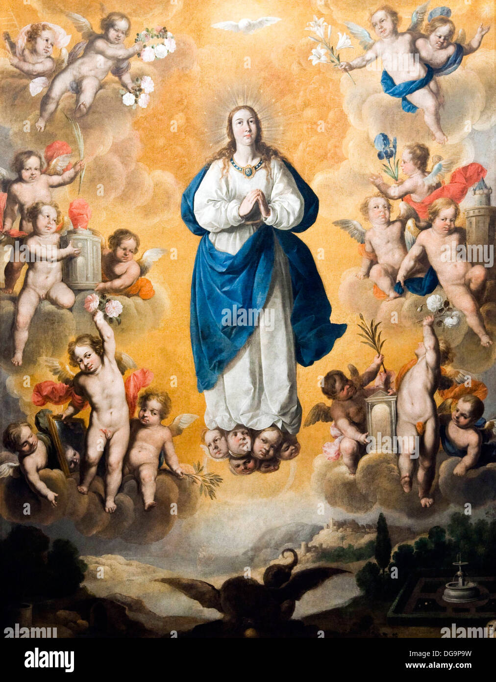 Immaculate conception painting hi-res stock photography and images - Alamy