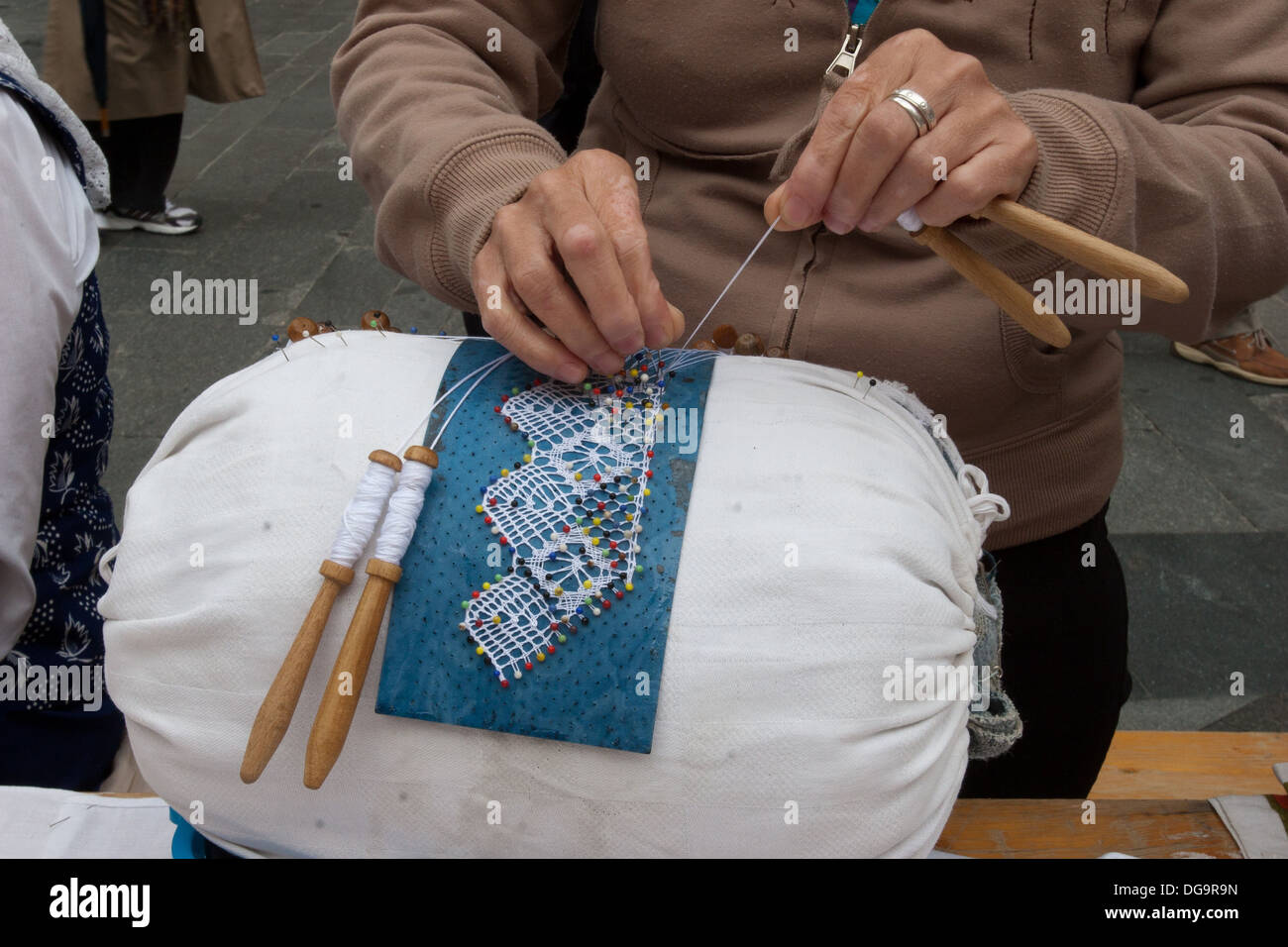 Hand Lacemaking High Resolution Stock Photography and Images - Alamy