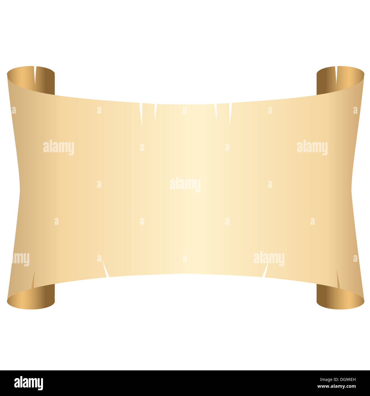 Old scroll paper Stock Photo - Alamy