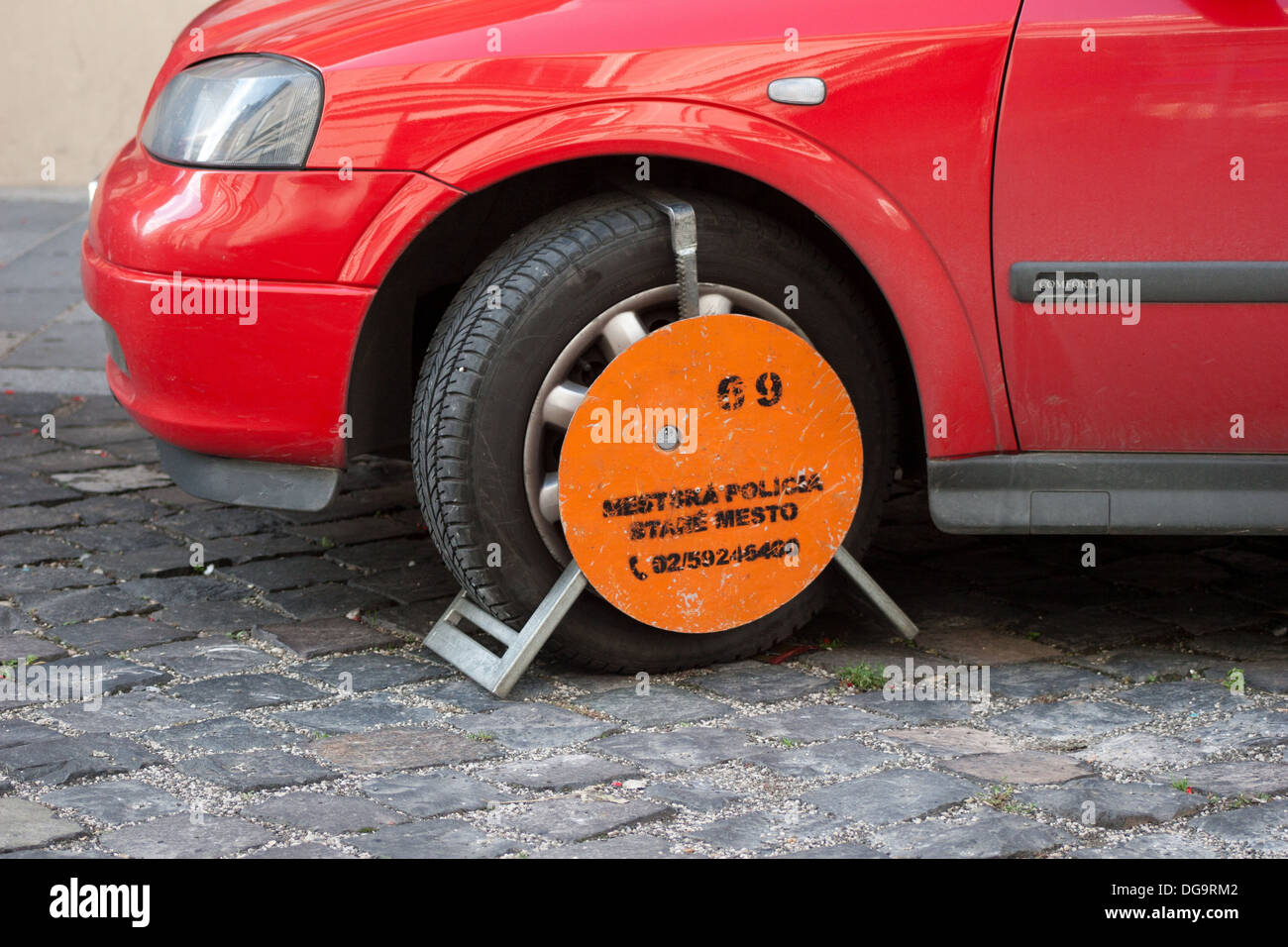 Police car slovakia hi-res stock photography and images - Alamy