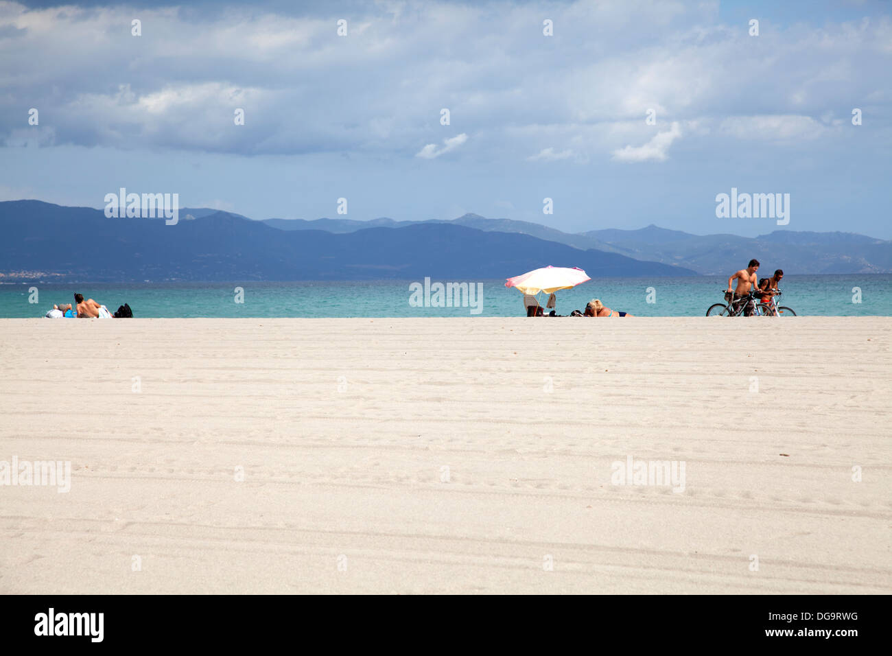 Cagliari poetto beach hi-res stock photography and images - Alamy