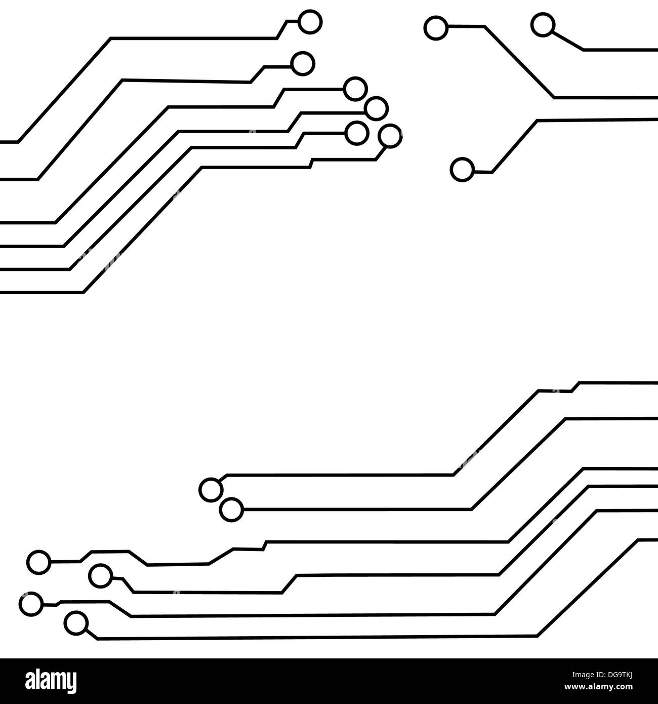 Integrated circuit image Black and White Stock Photos & Images - Alamy