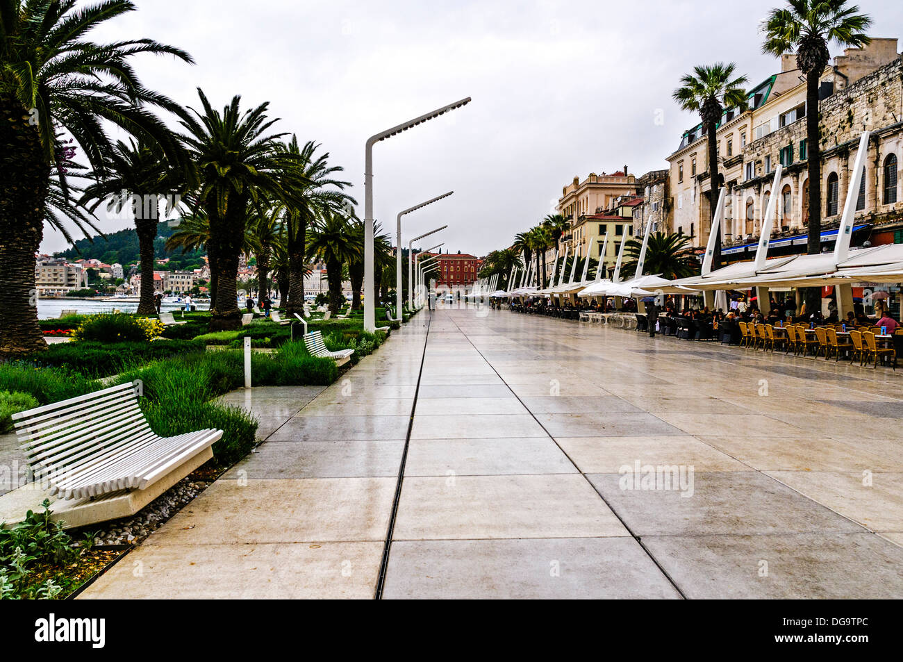 The Riva, Split's attractive modern waterfront esplanade packed with ...