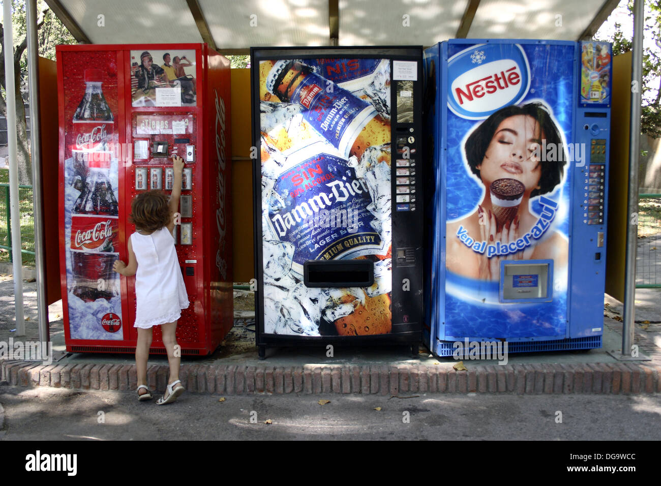 Child drink vending machine hi-res stock photography and images - Alamy
