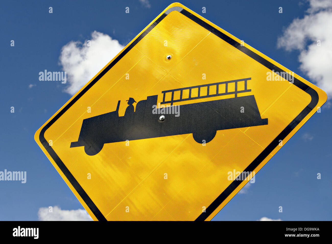 Fire Station Road Sign