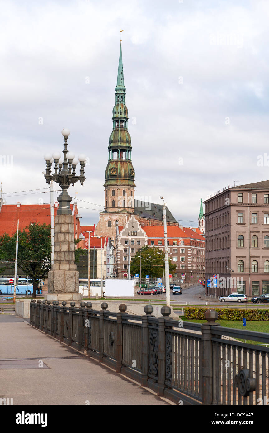 Old Cathedral of St. Peter Riga Latvia Stock Photo - Alamy