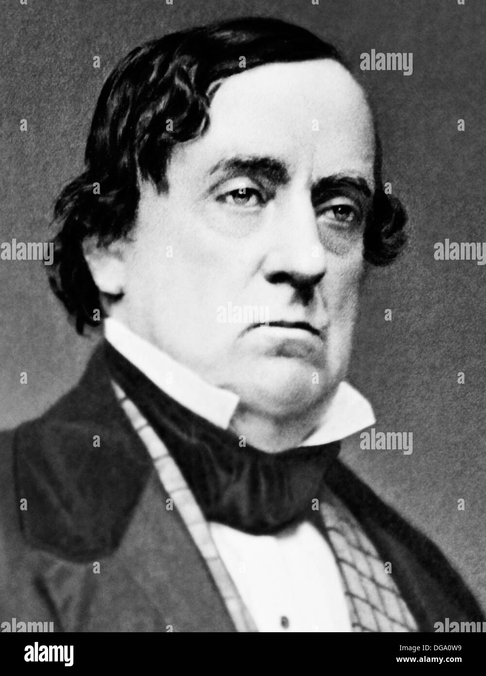 Vintage portrait photo of Lewis Cass Stock Photo - Alamy