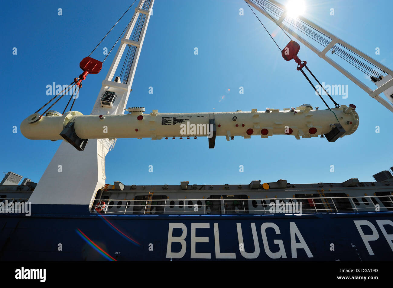 Naval operations of unloading and loading of petroleum components ...