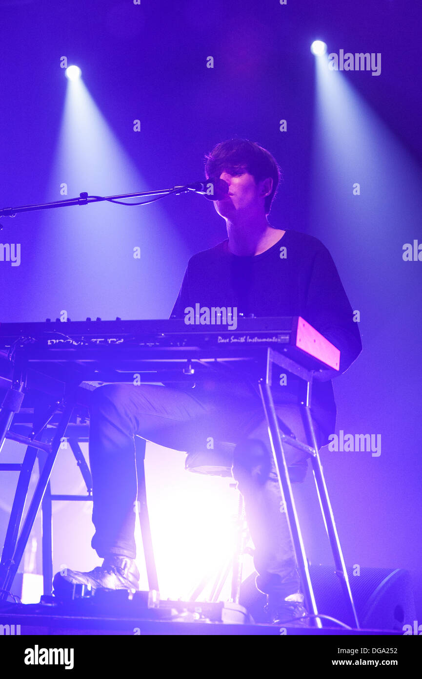English electronic singer James Blake performs at Zurich Openair 2013 ...