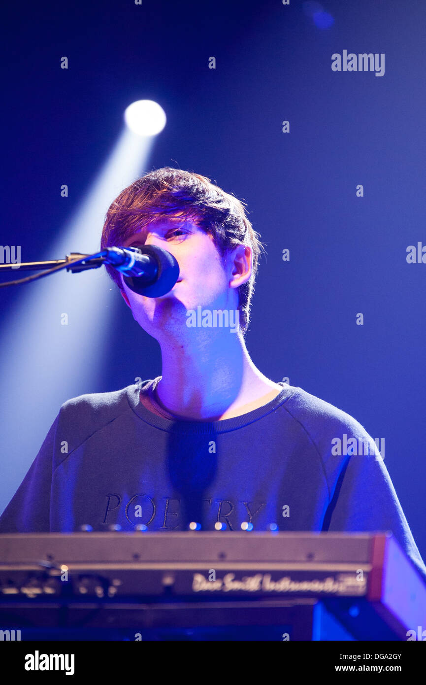 English electronic singer James Blake performs at Zurich Openair 2013 ...