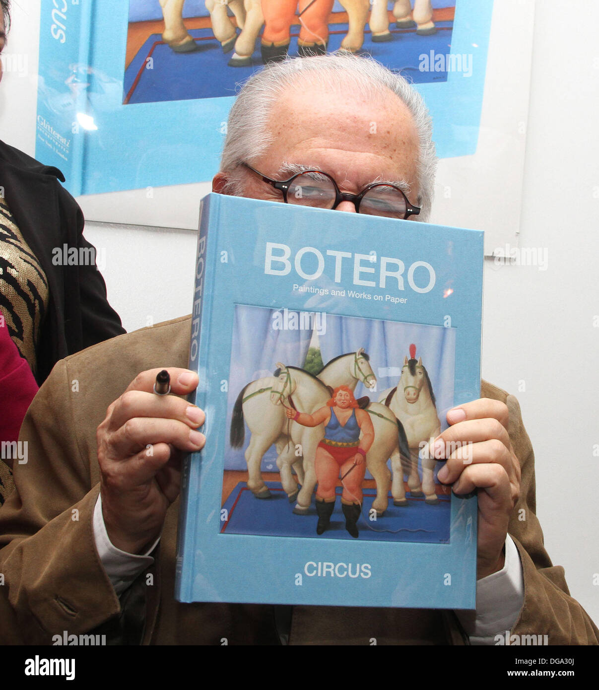 New York, New York, USA. 16th Oct, 2013. Columbian painter FERNANDO ...