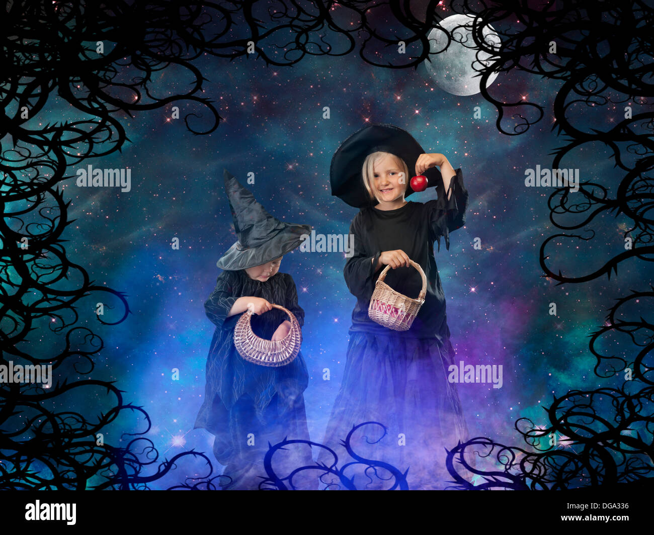 The two sisters witches hi-res stock photography and images - Alamy