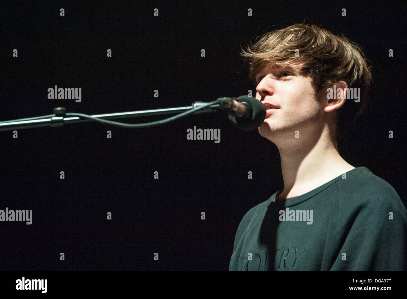 English electronic singer James Blake performs at Zurich Openair 2013 ...