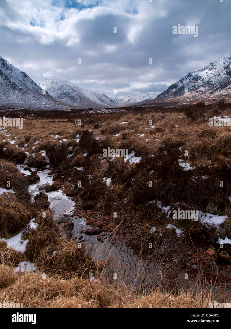 Winter landscape in the Scottish Highlands Stock Photo - Alamy