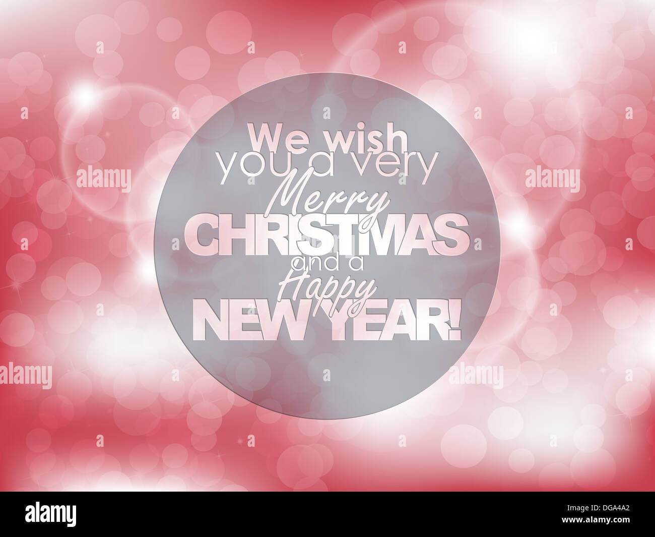 We wish you a very Merry Christmas and a Happy New Year. Typography ...