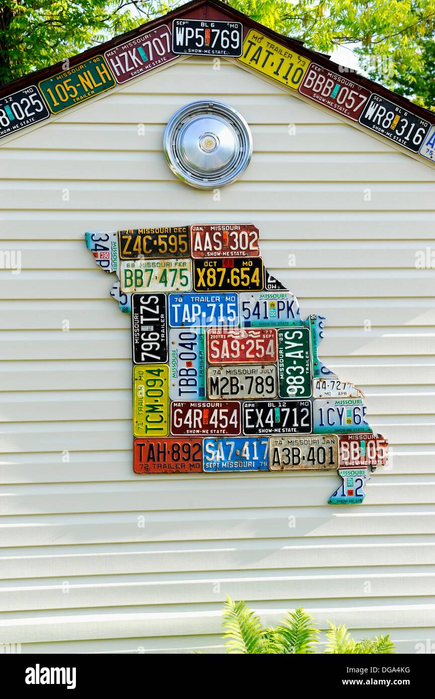 Missouri state map hi-res stock photography and images - Alamy