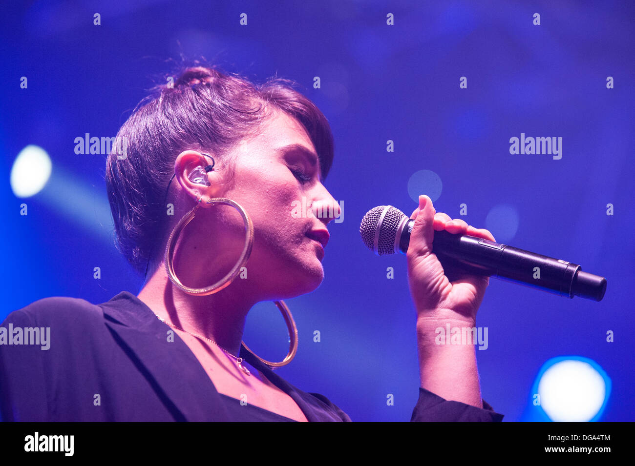 British singer Jessie Ware performs at Zurich Openair Festival 2013 ...