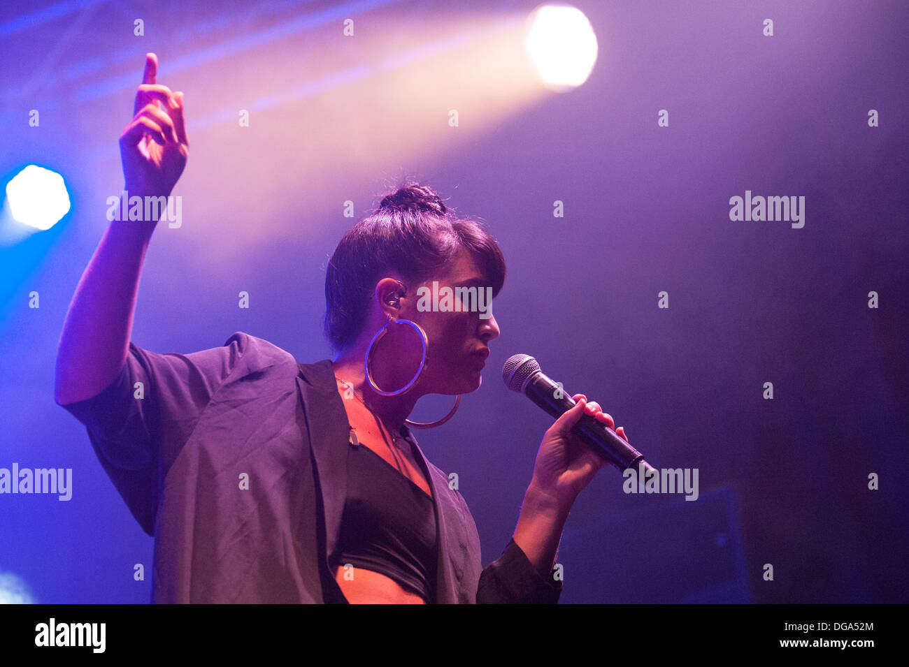 British singer Jessie Ware performs at Zurich Openair Festival 2013 ...