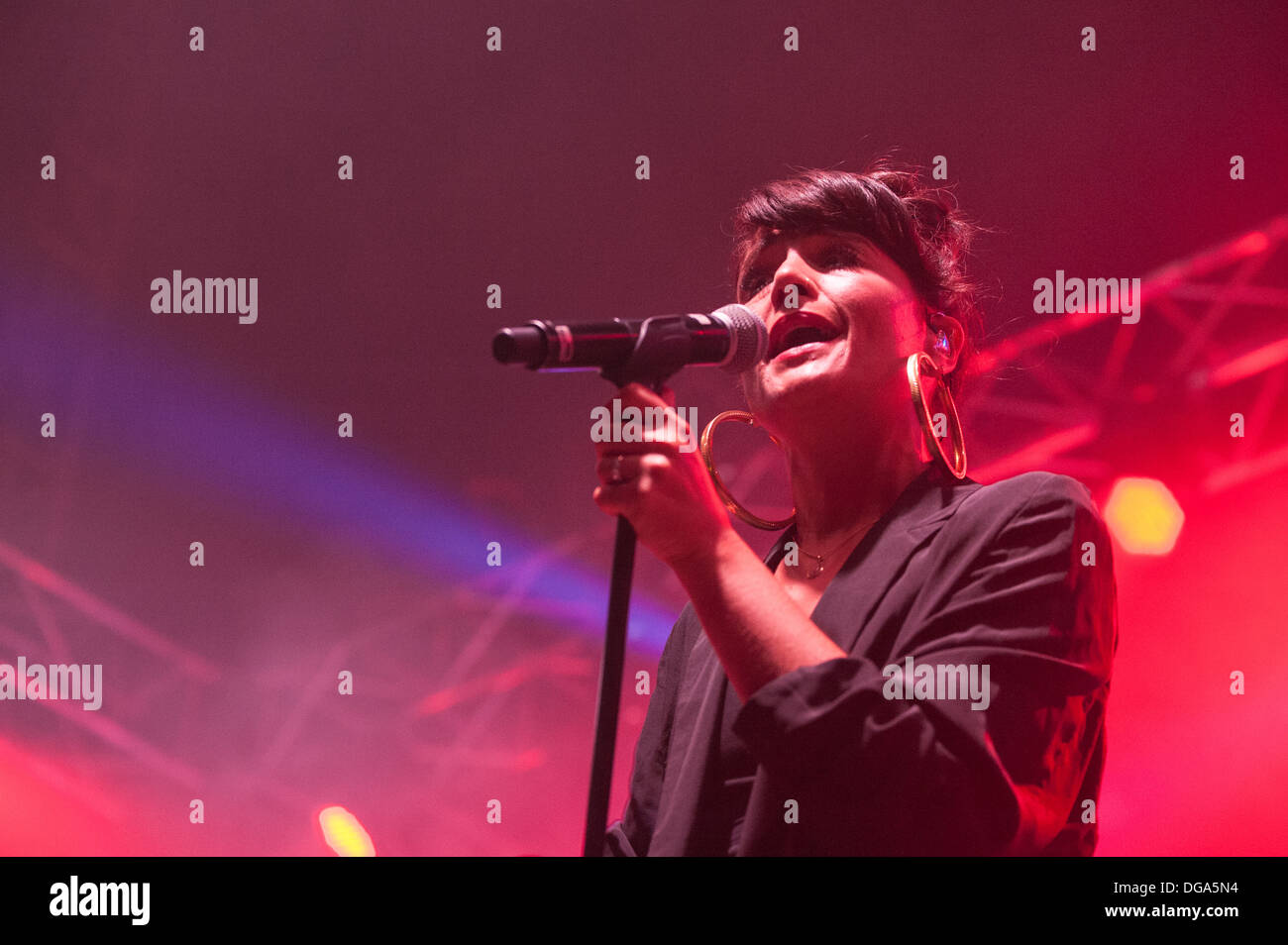 British singer Jessie Ware performs at Zurich Openair Festival 2013 ...