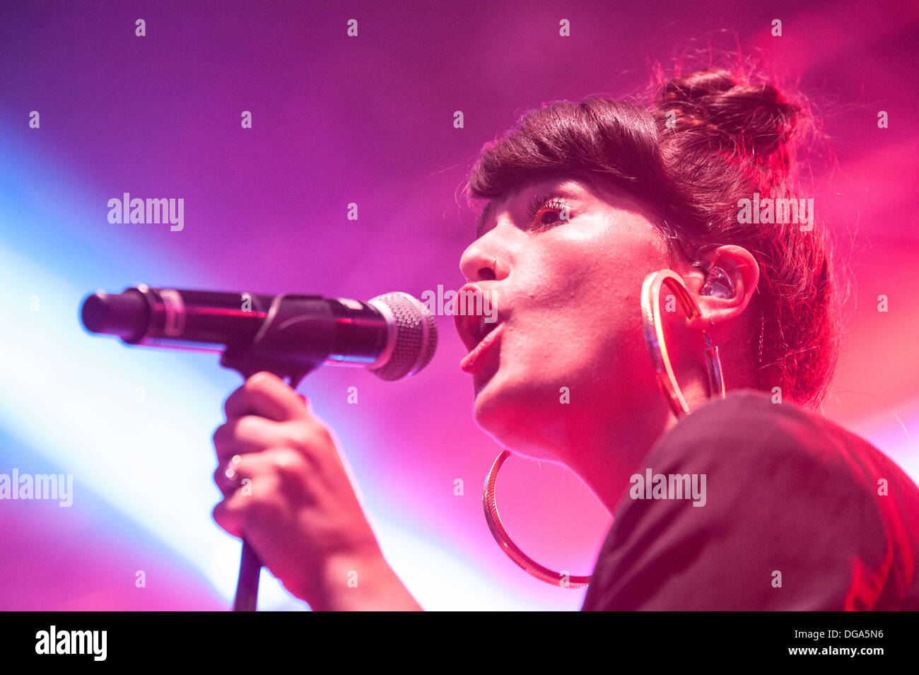 British singer Jessie Ware performs at Zurich Openair Festival 2013 ...