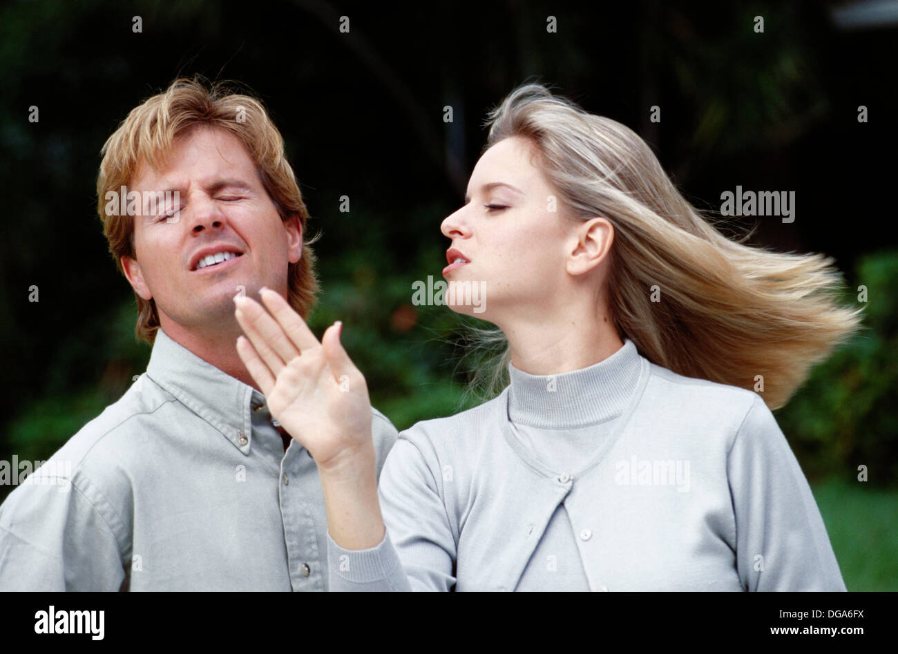 Woman slap man in face hi-res stock photography and images - Alamy