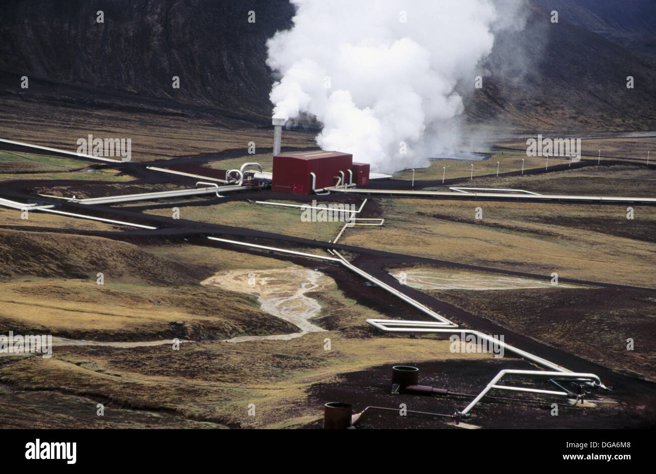 Geothermal energy exploitation hi-res stock photography and images - Alamy