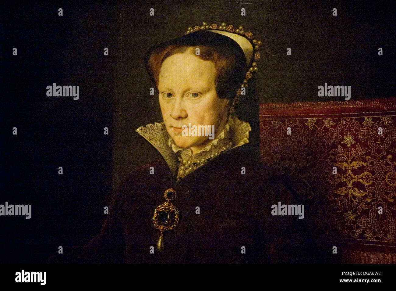 1554 Mary Tudor Queen Of England Second Wife Of Felipe